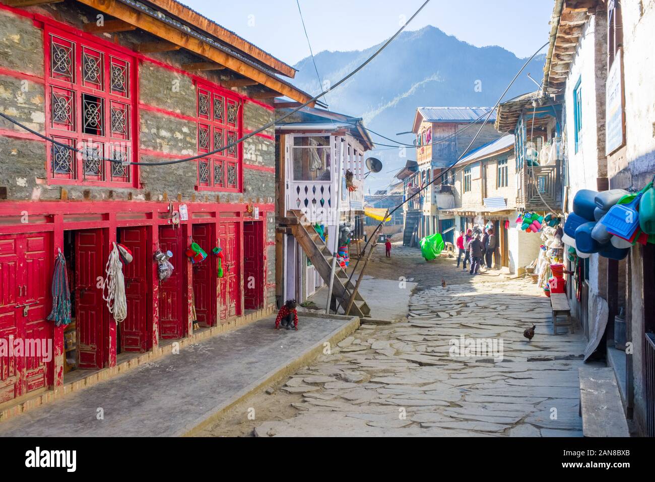 The village of Dunai in Dolpo, Nepal Stock Photo - Alamy