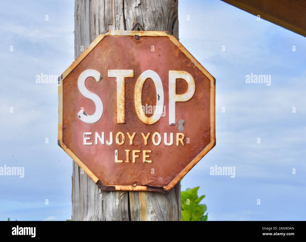 Caribbean road sign hi-res stock photography and images - Alamy
