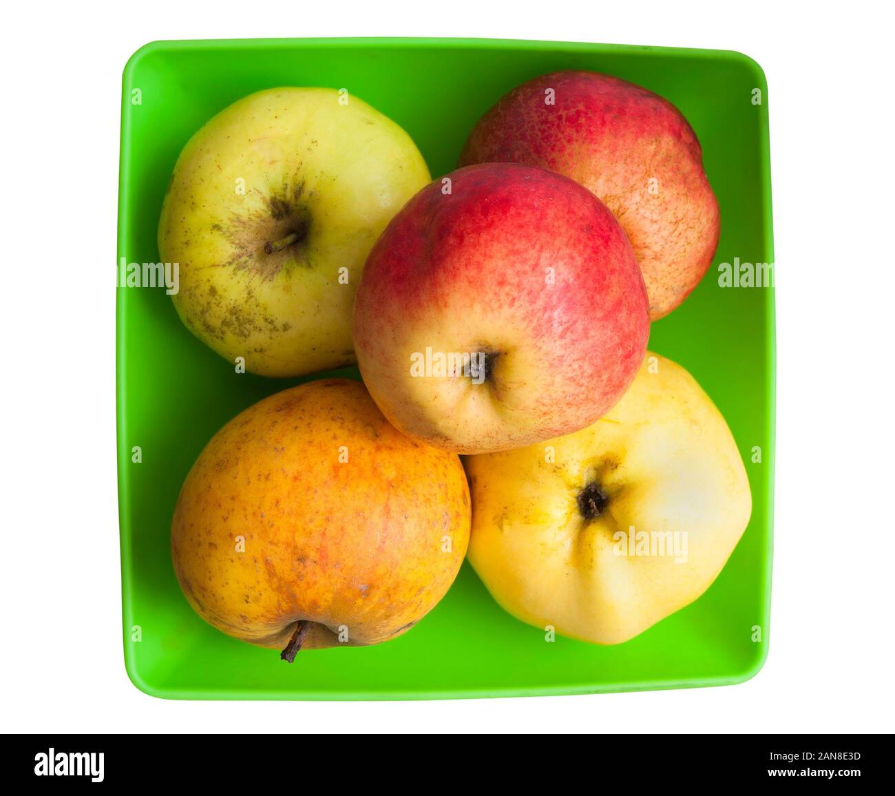 plate full of fresh apple fruit for healthy eating Stock Photo - Alamy