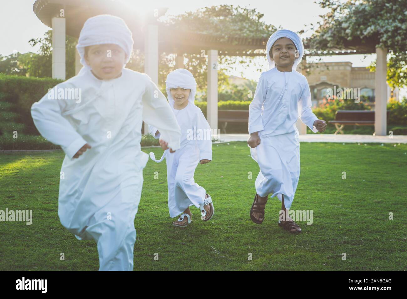 Children friendship arab hi-res stock photography and images - Alamy