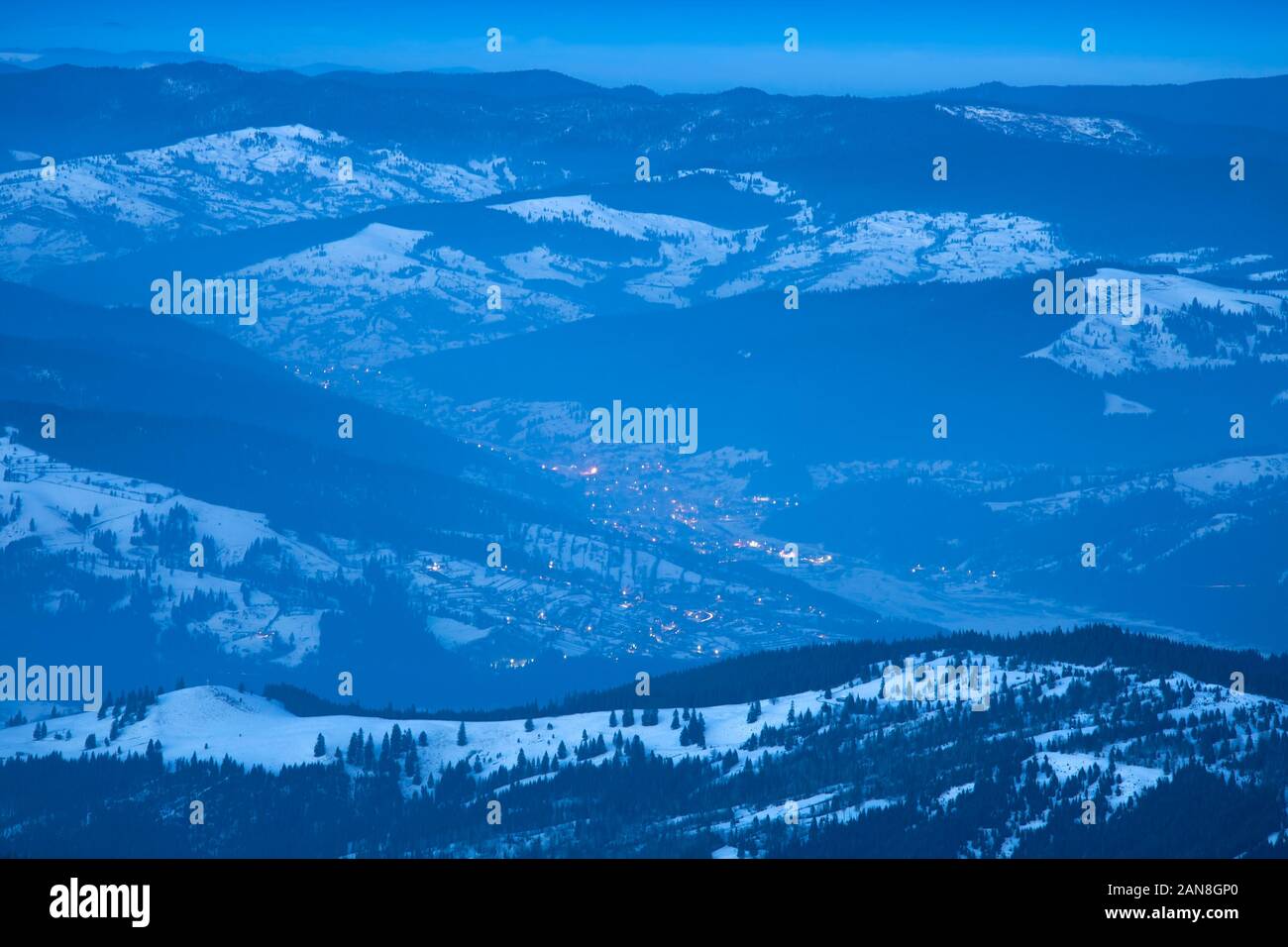 mountain resort of Hangu, Romania Stock Photo - Alamy