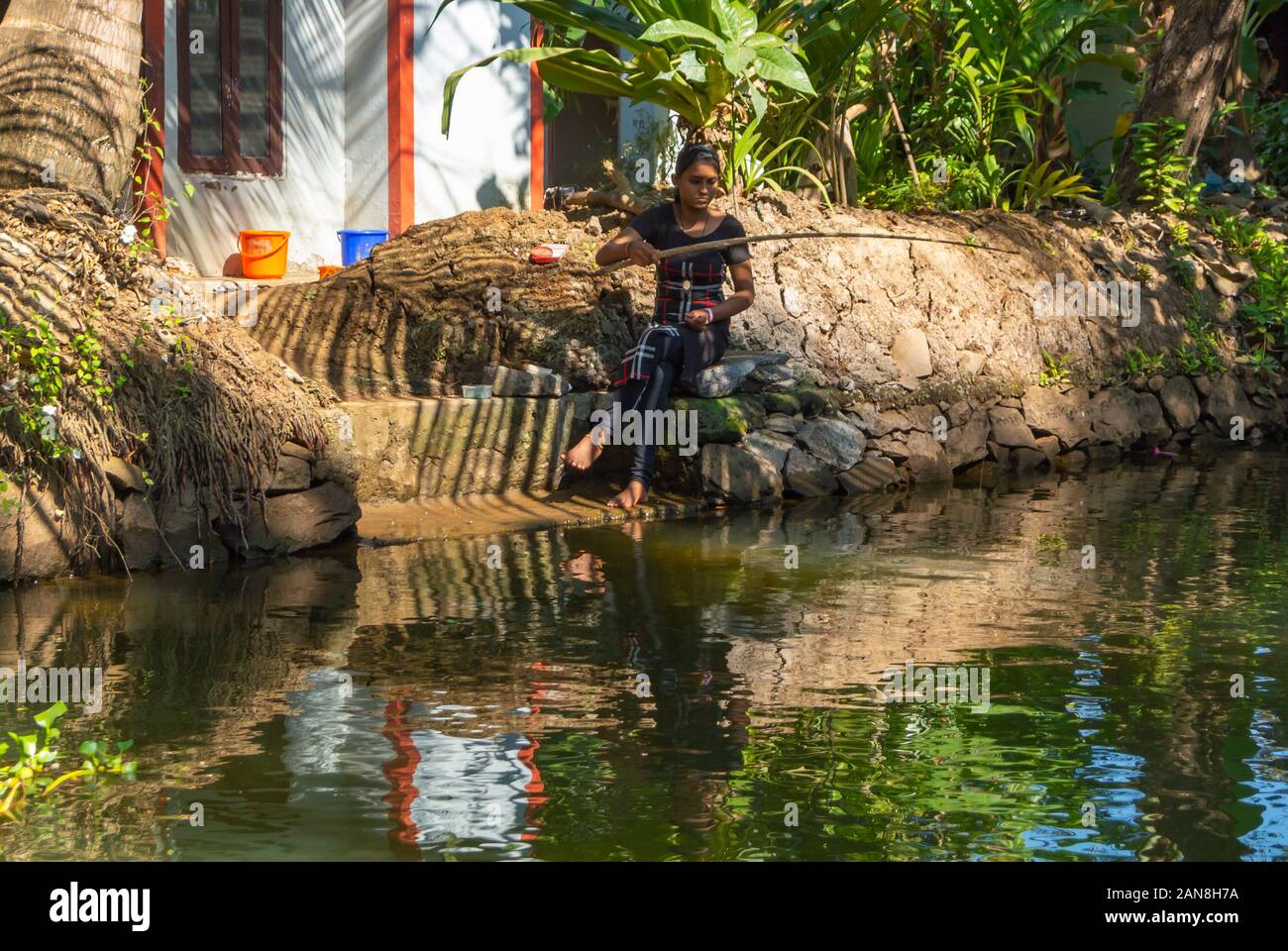 Indian village life female hi-res stock photography and images - Alamy