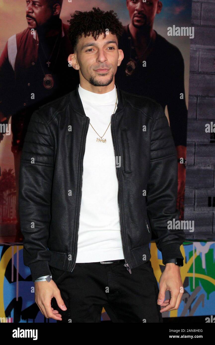 Los Angeles, CA. 14th Jan, 2020. Khleo Thomas at arrivals for BAD BOYS ...
