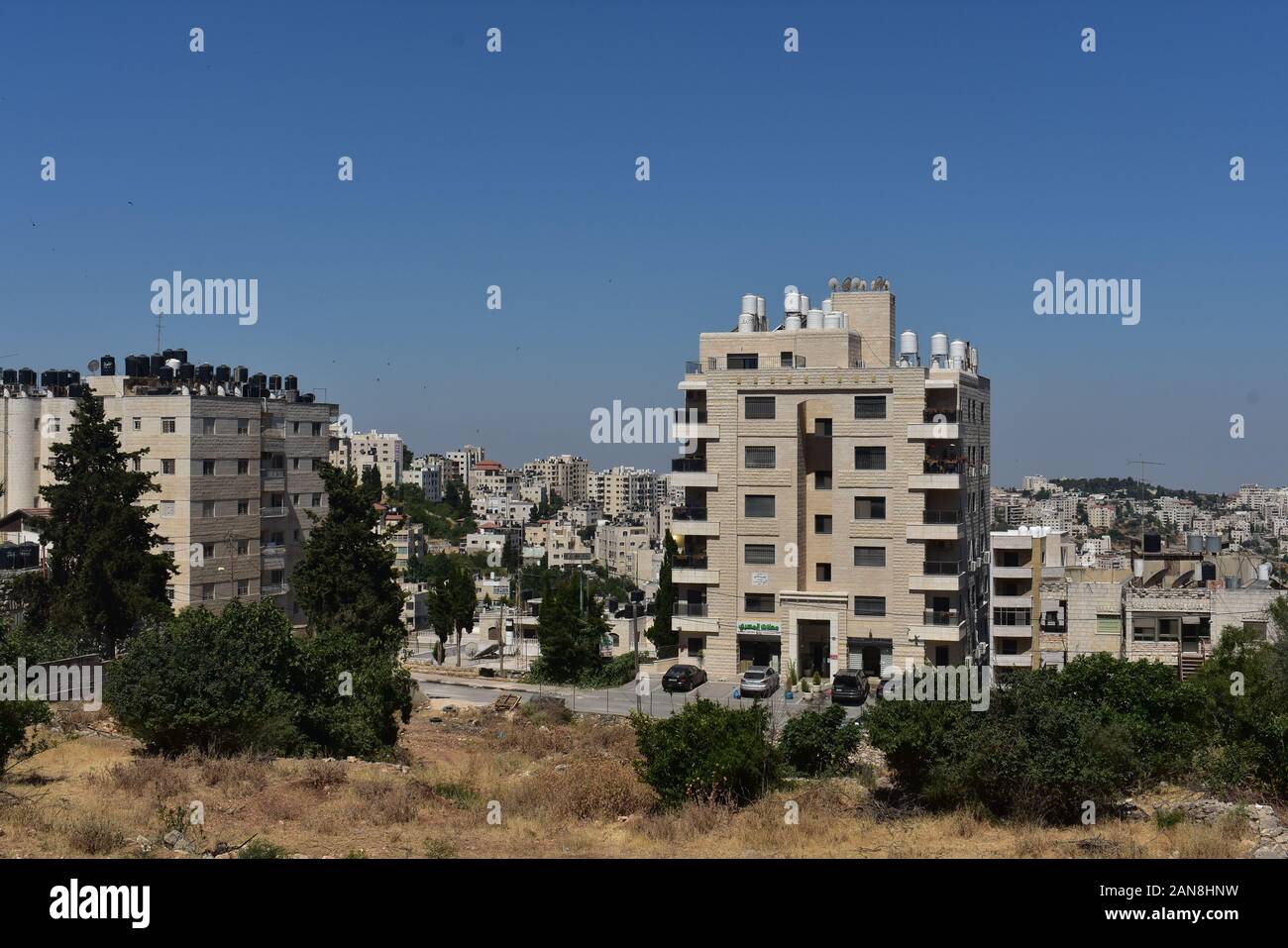 Ramallah city view hi-res stock photography and images - Alamy