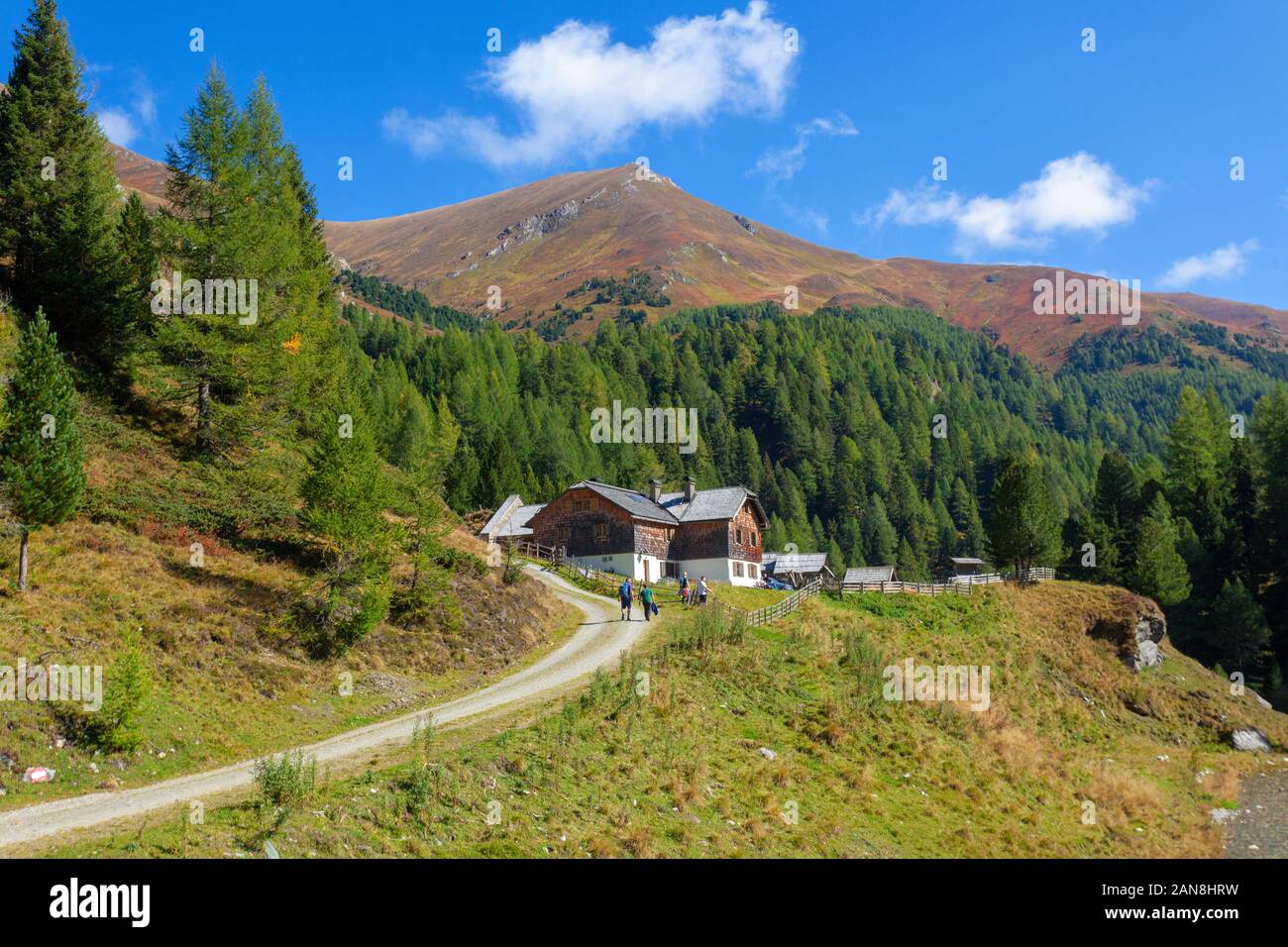 Traditional wooden alpine house hi-res stock photography and images - Alamy