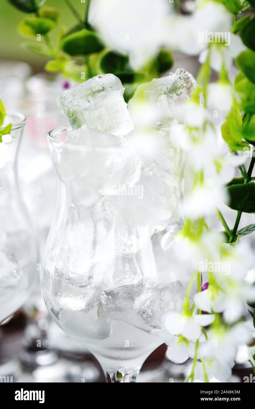 Water in transparent glass hi-res stock photography and images - Alamy