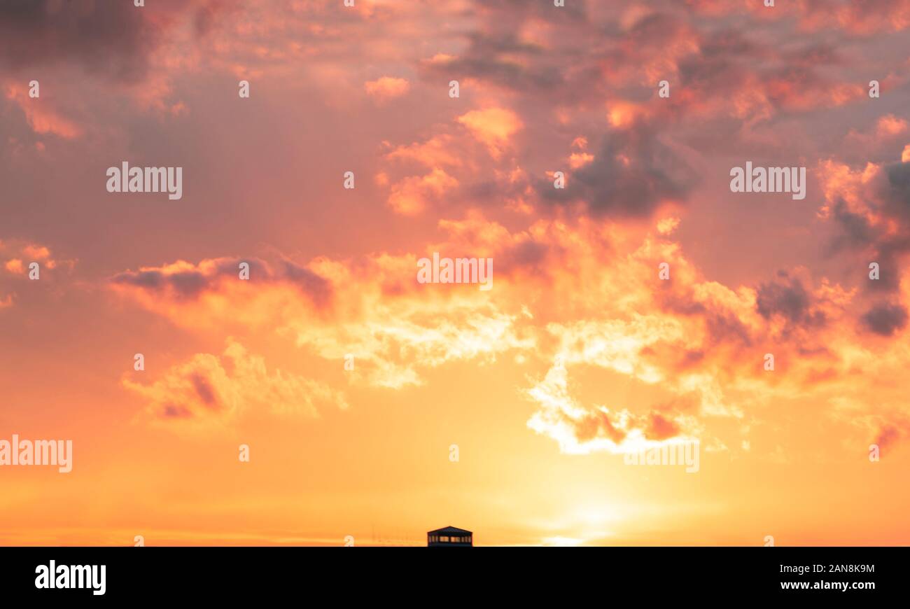 Sun Rise Miami Beach Stock Photo - Alamy