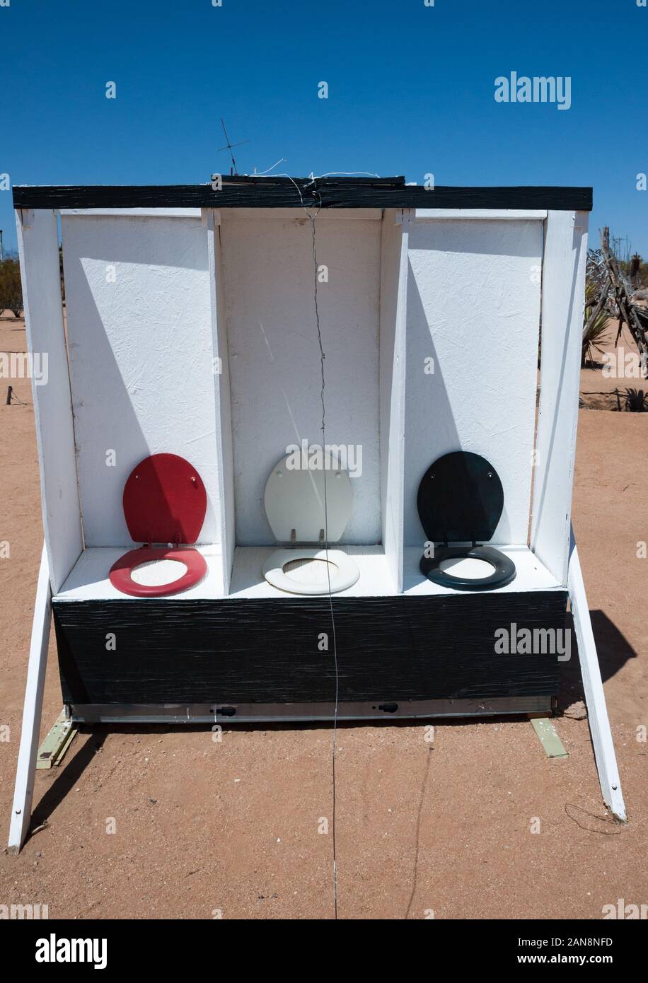 Joshua Tree, California, USA - 28th April, 2013: Noah Purifoy's Outdoor ...