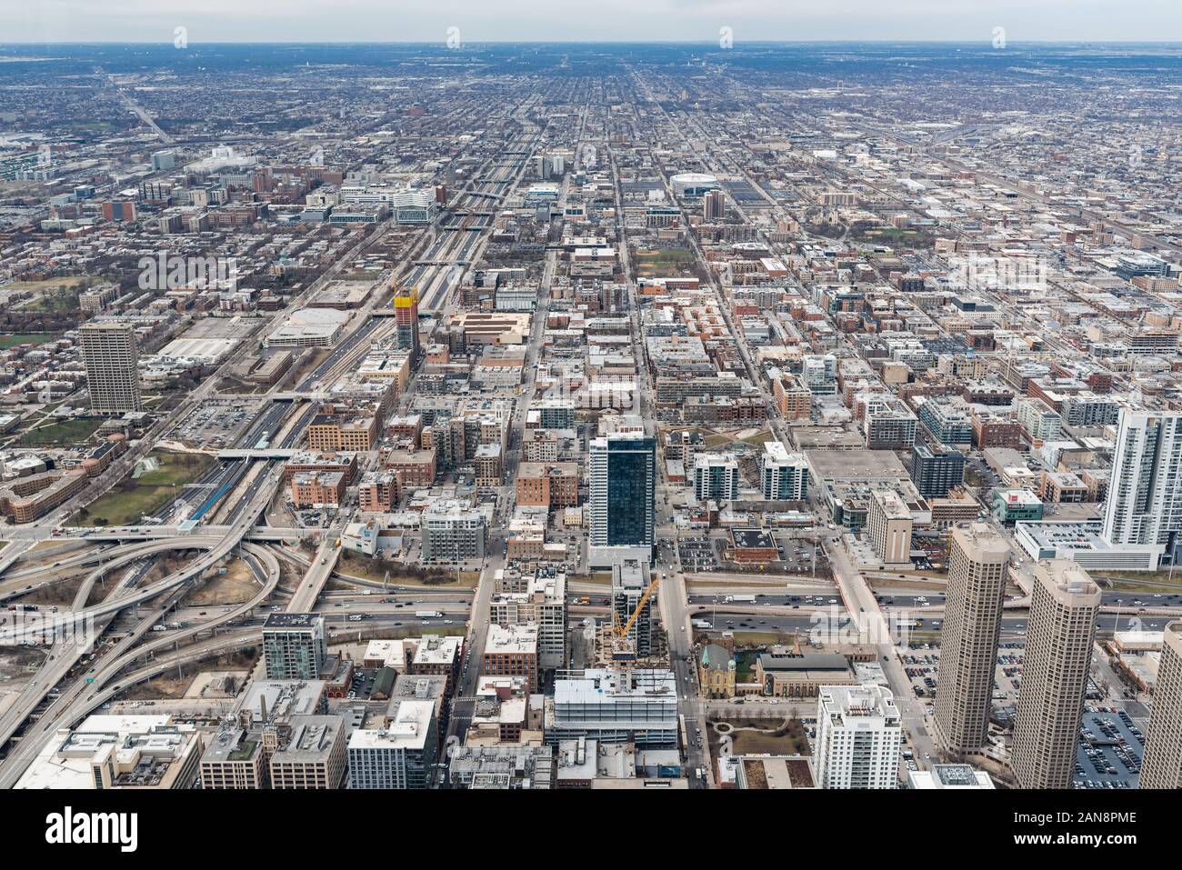 City View from Skydeck Chicago Stock Photo - Alamy