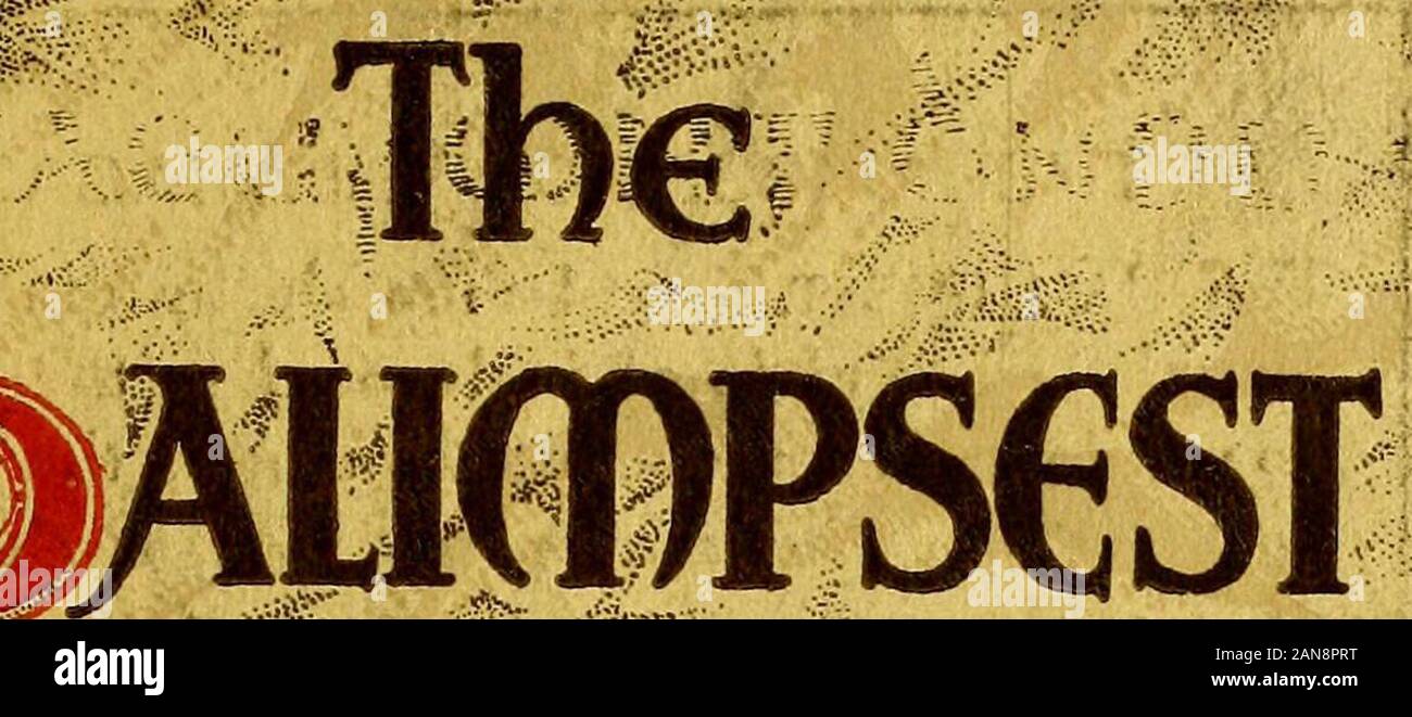 Palimpsest hi-res stock photography and images - Alamy