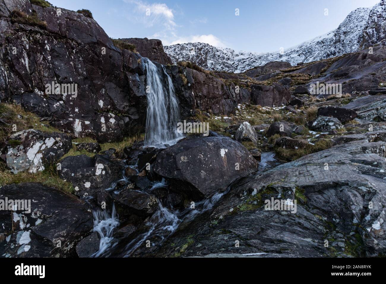 Waterfall on The Conner Pass, Dingle Peninsula, County Kerry, Ireland ...