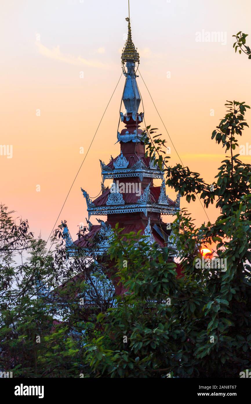 Mandalay hill pagoda hi-res stock photography and images - Alamy
