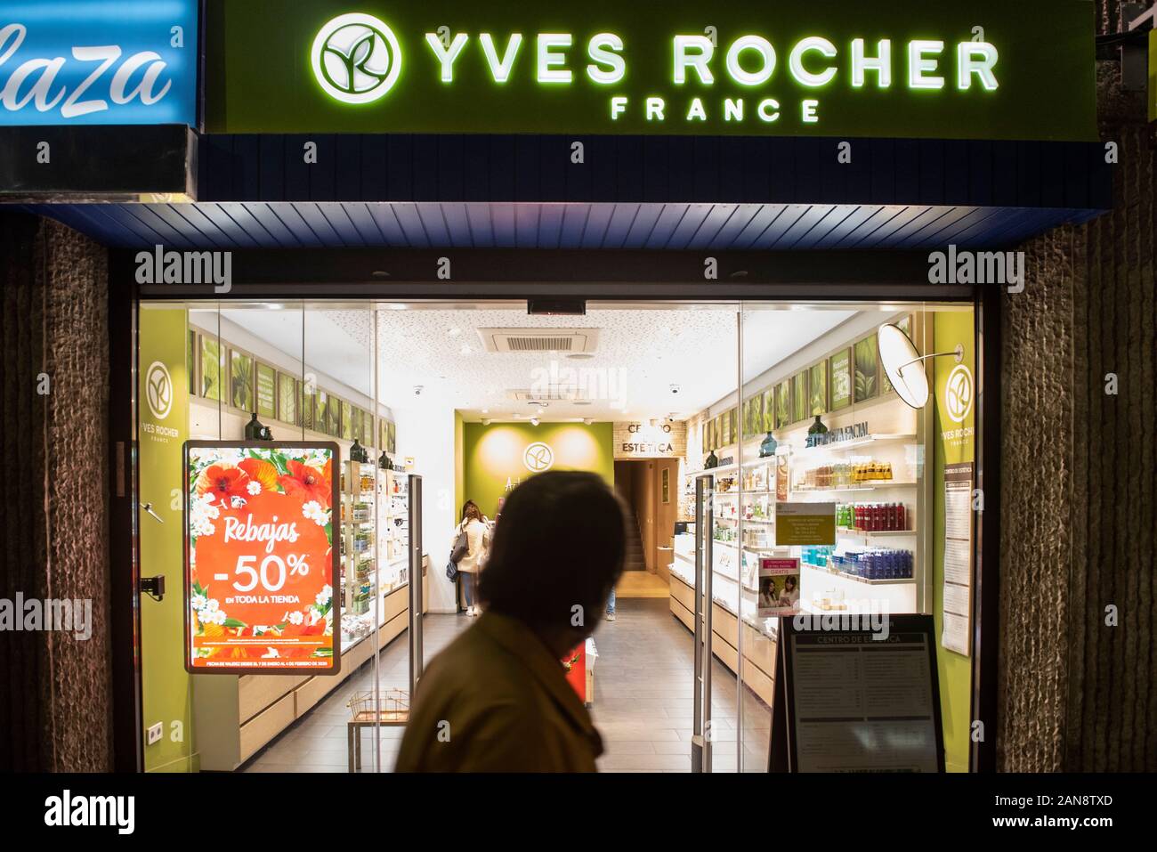 French multinational cosmetics and beauty brand, Yves Rocher, store ...
