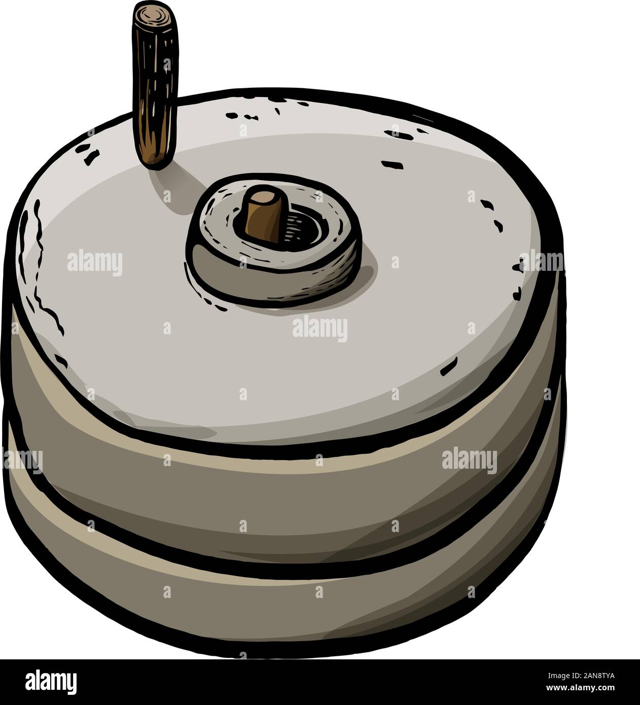 Stone Wheel Clipart