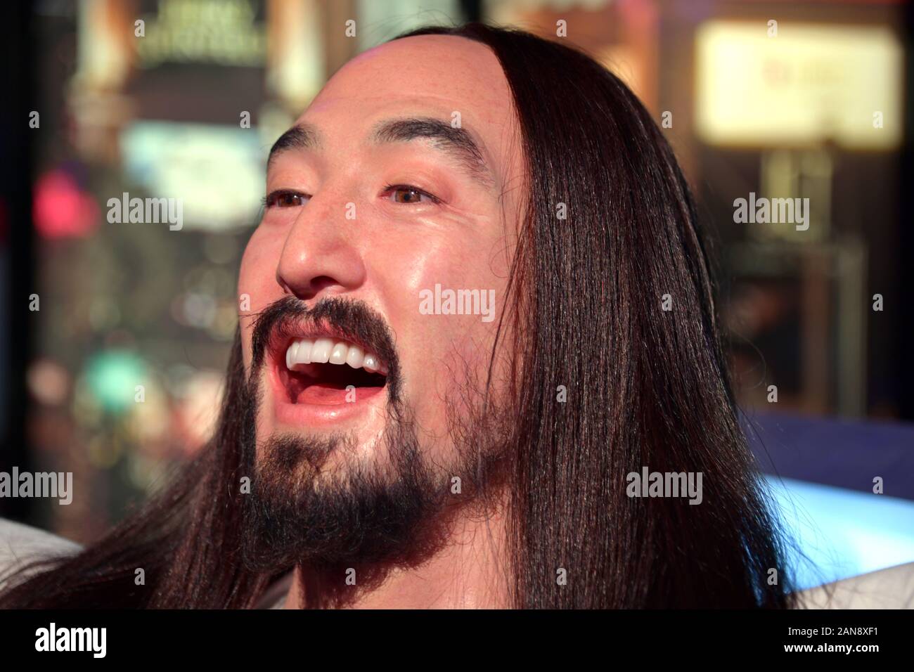 Las Vegas NV, USA 09-30-18 Steve Aoki at the Madame Tussauds Wax Museum ...