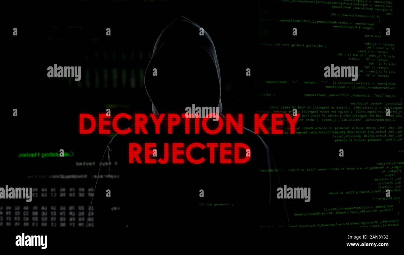 Decryption Key Rejected Unsuccessful Attempt To Hack Account Coder In