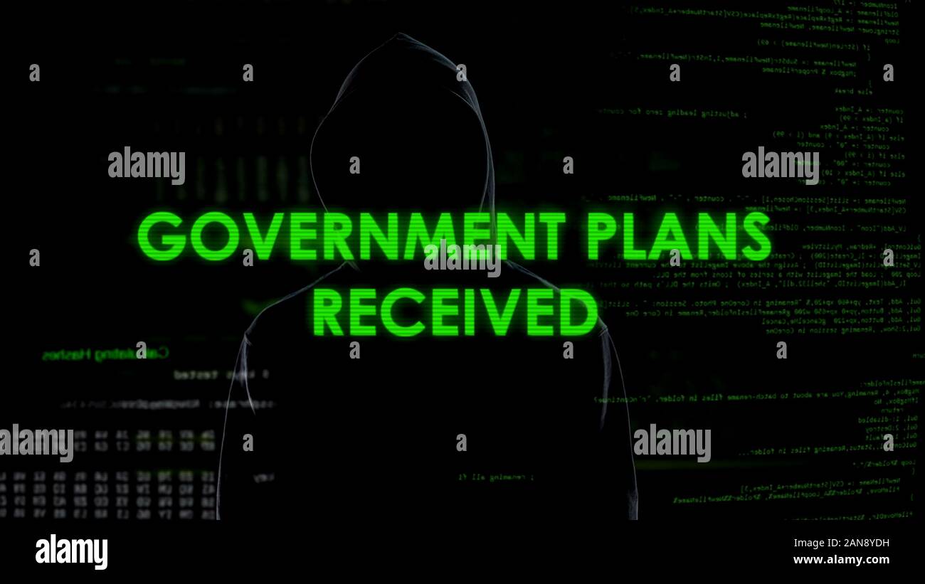 Government plans received, scary shadow hacker planning country defense ...