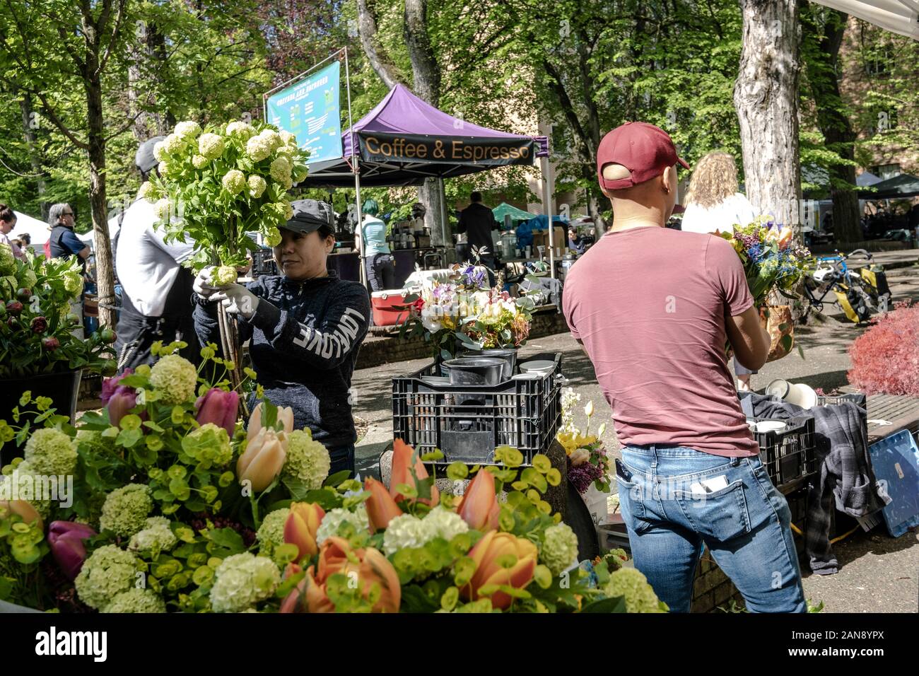 Portland Farmers Market - Shemanski Park. is a popular lunch and ...