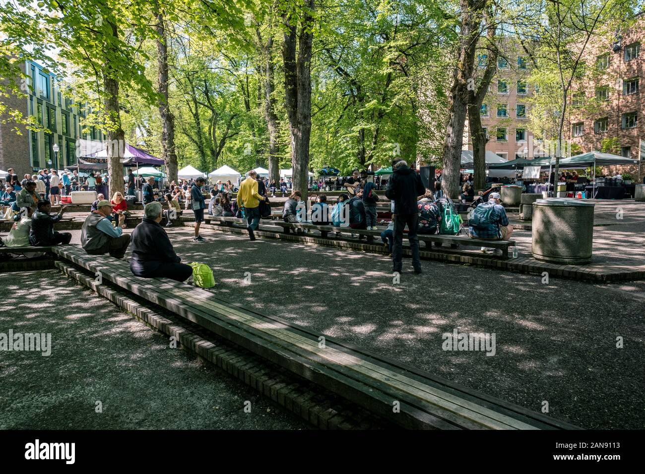 Portland Farmers Market - Shemanski Park. is a popular lunch and ...