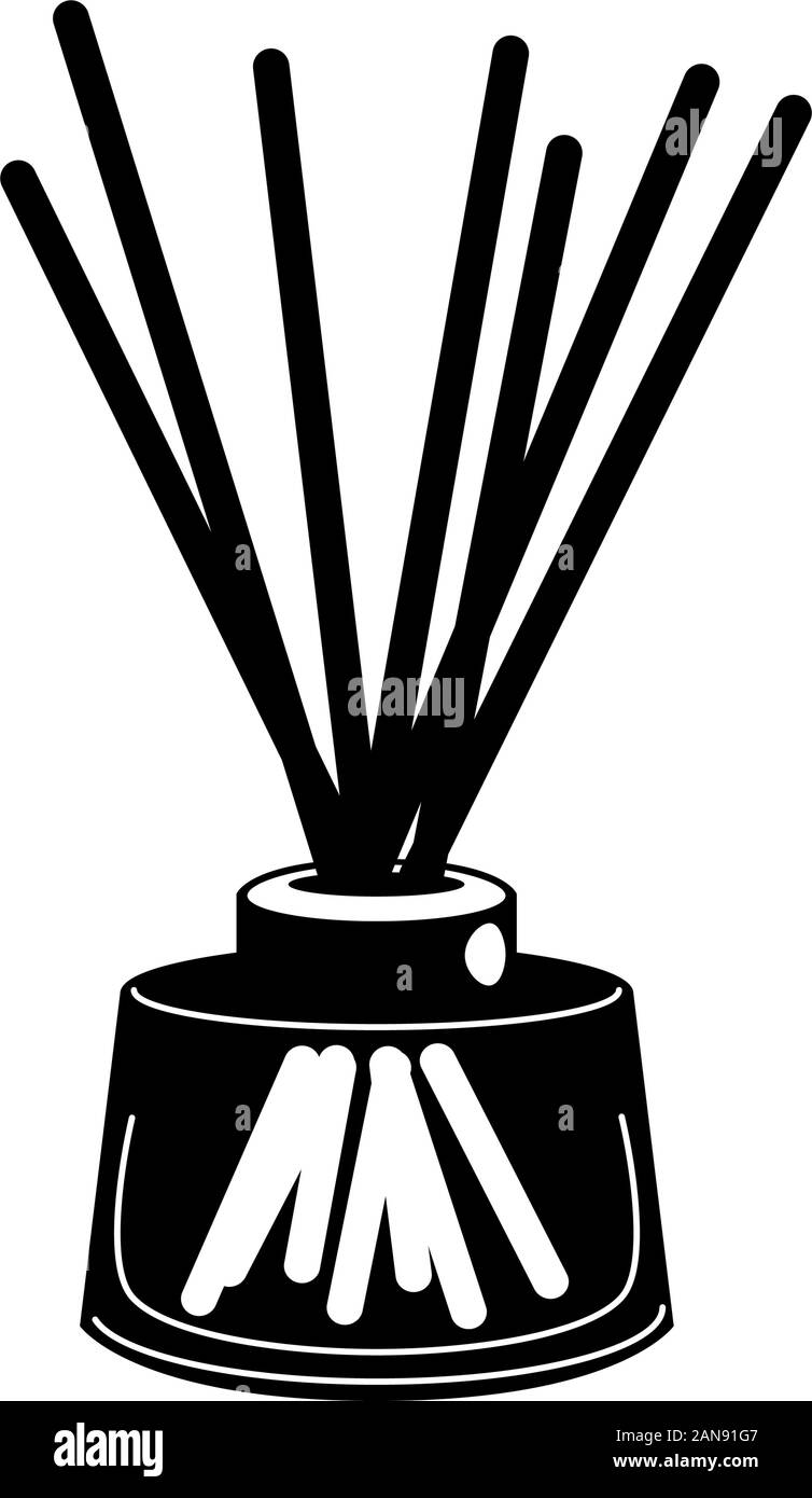 Spa aroma sticks illustration Cut Out Stock Images & Pictures - Alamy