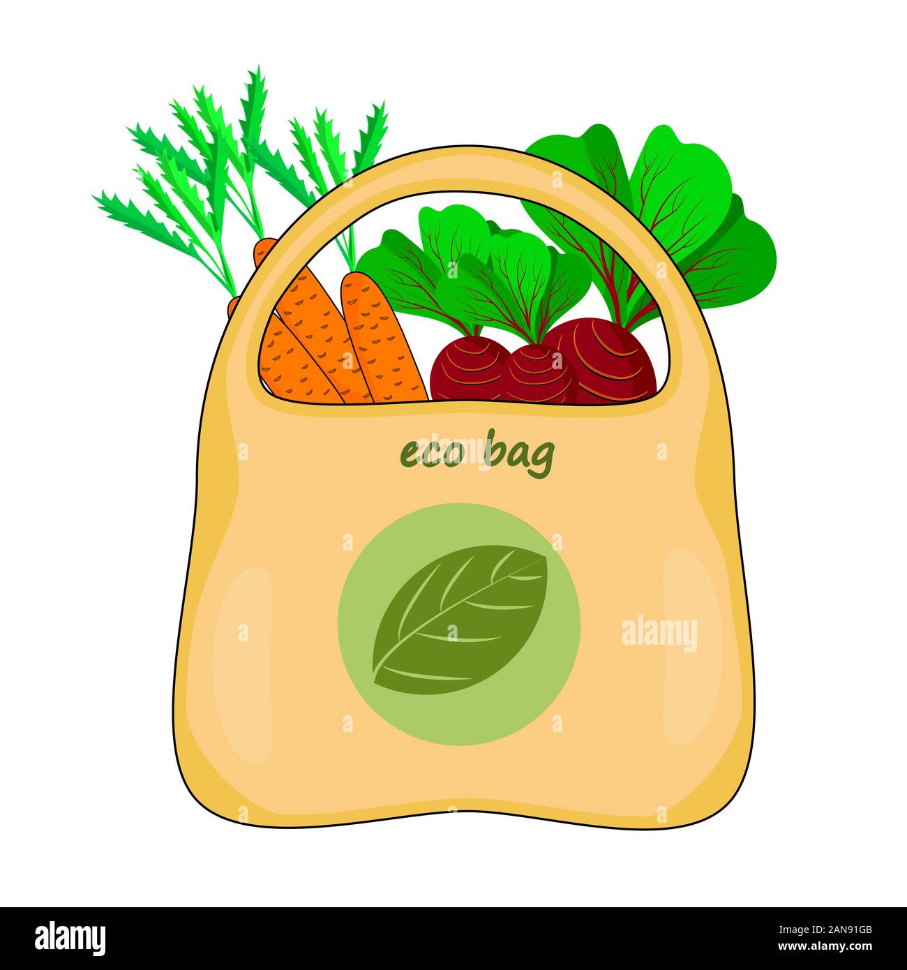 Cloth bag for life Stock Vector Images - Alamy