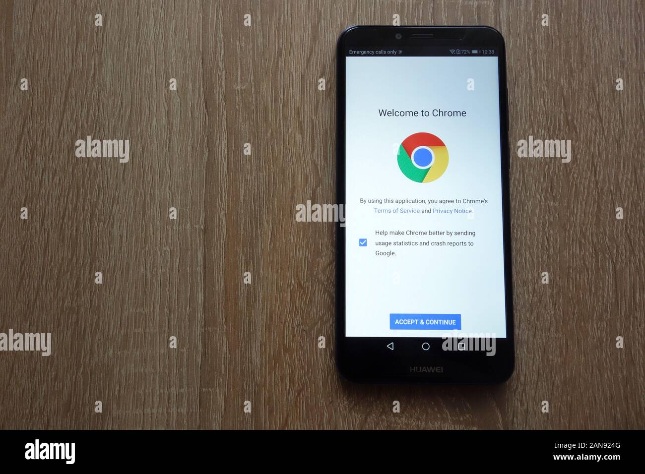 Google Chrome app on a new modern smartphone Stock Photo - Alamy