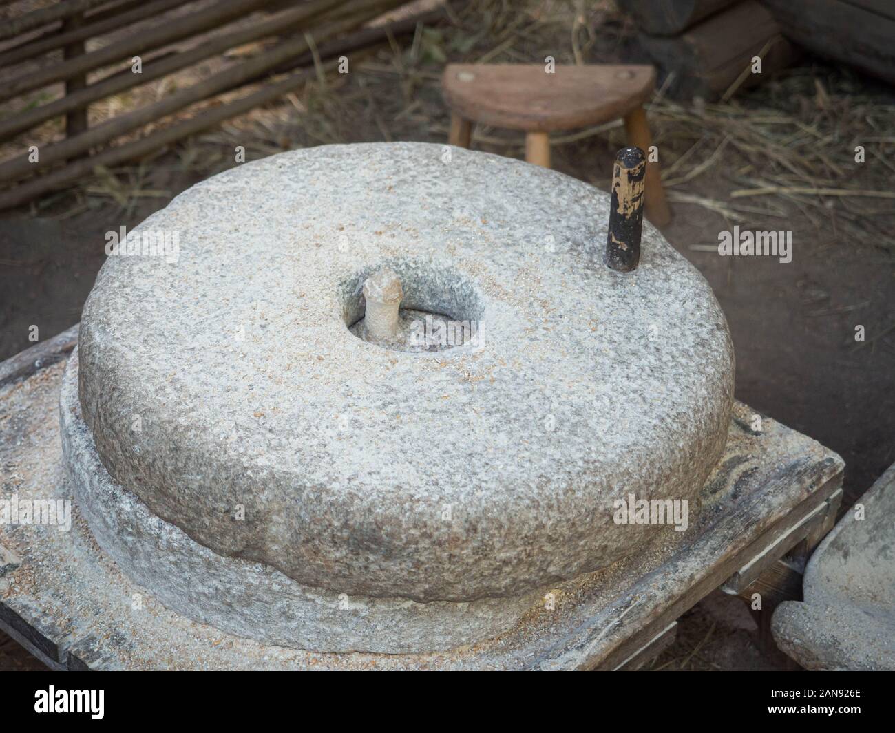 Quern stone hi-res stock photography and images - Alamy