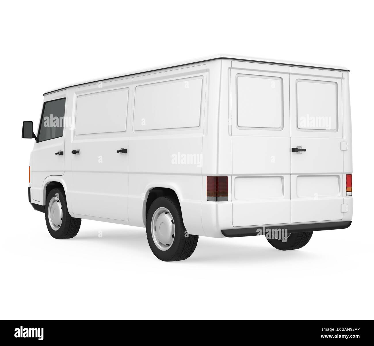 Delivery Van Isolated Stock Photo - Alamy