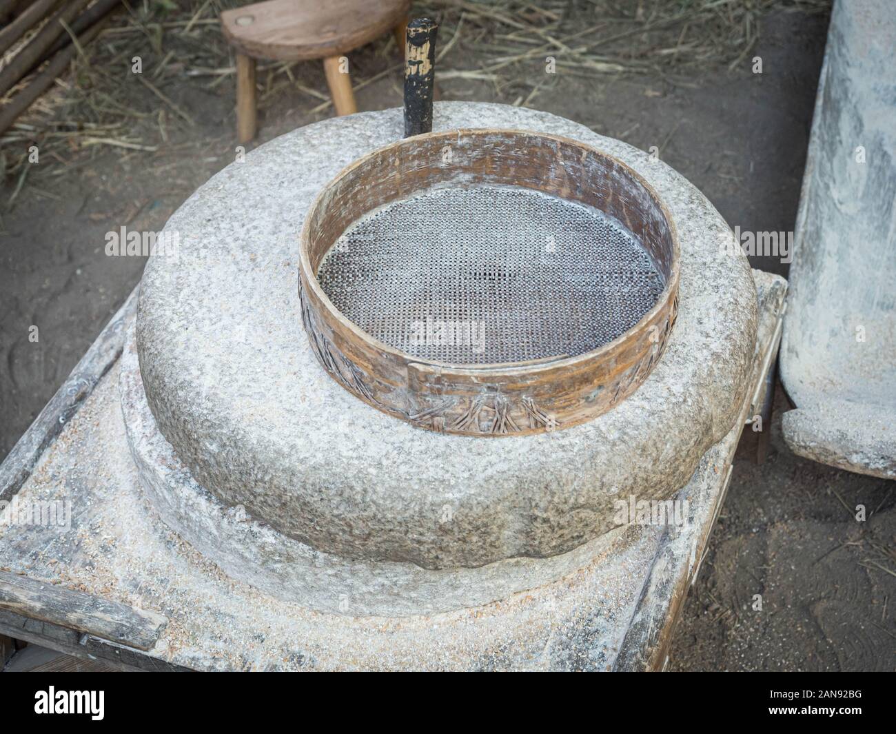 Quern stone hi-res stock photography and images - Alamy