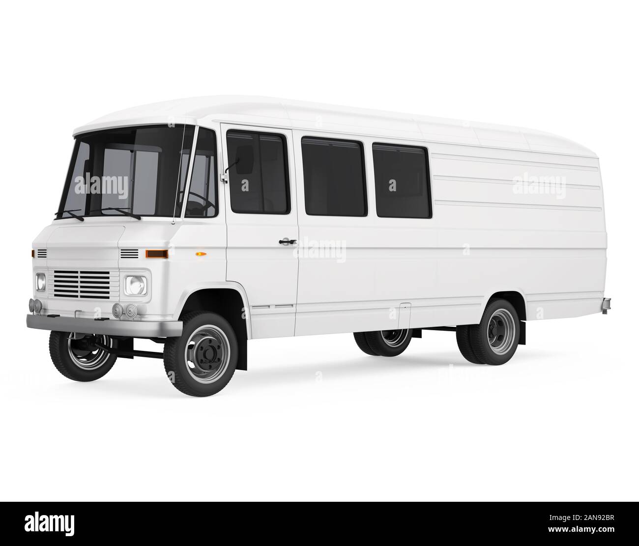 Delivery Van Isolated Stock Photo - Alamy