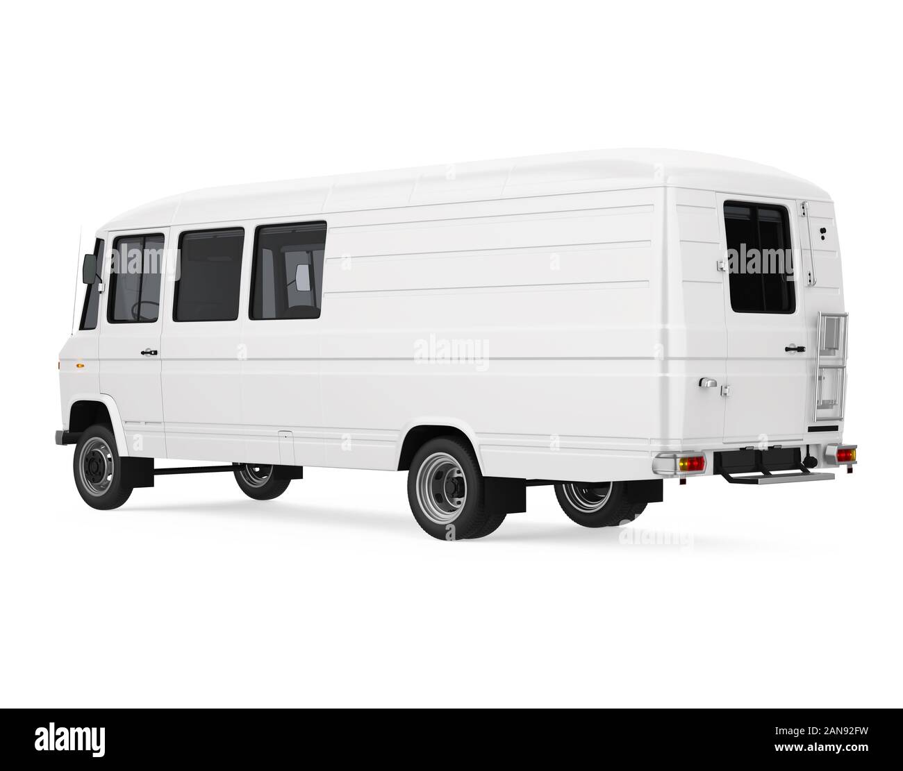 Delivery Van Isolated Stock Photo - Alamy