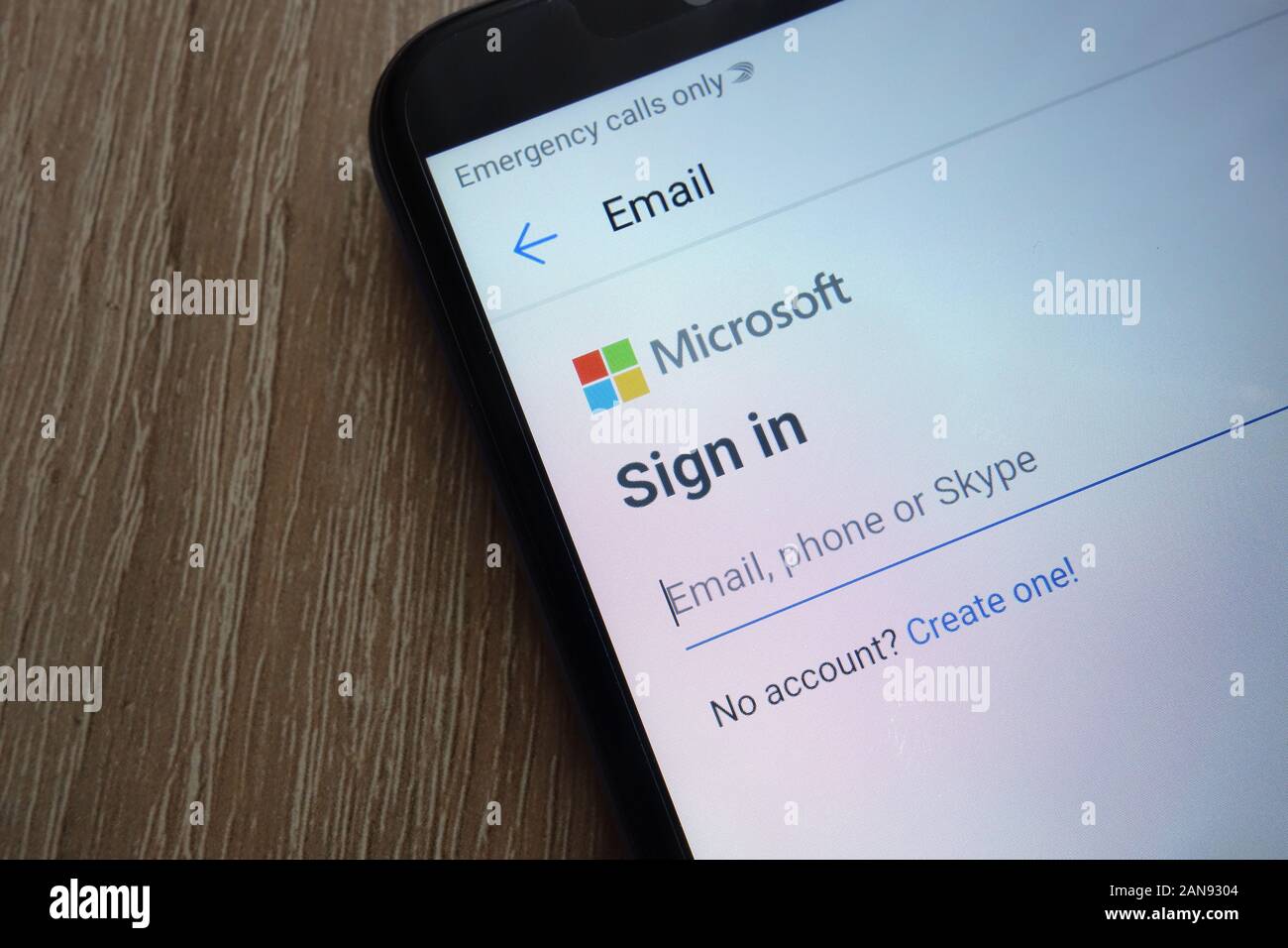 Account microsoft hi-res stock photography and images - Alamy