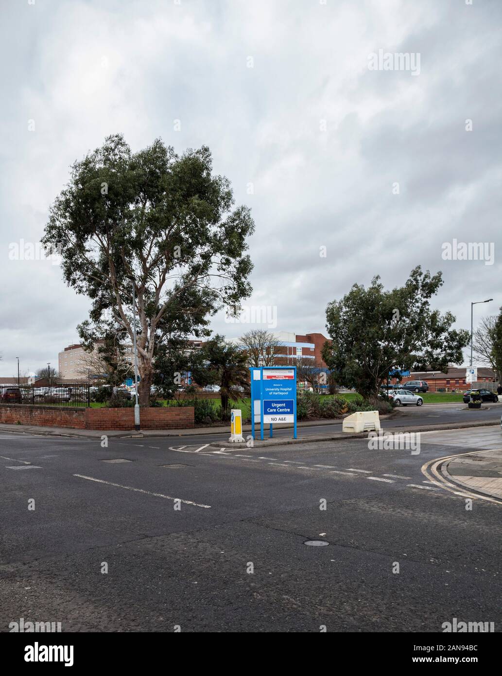 Entrance to the University Hospital of Hartlepool,England,UK Stock ...