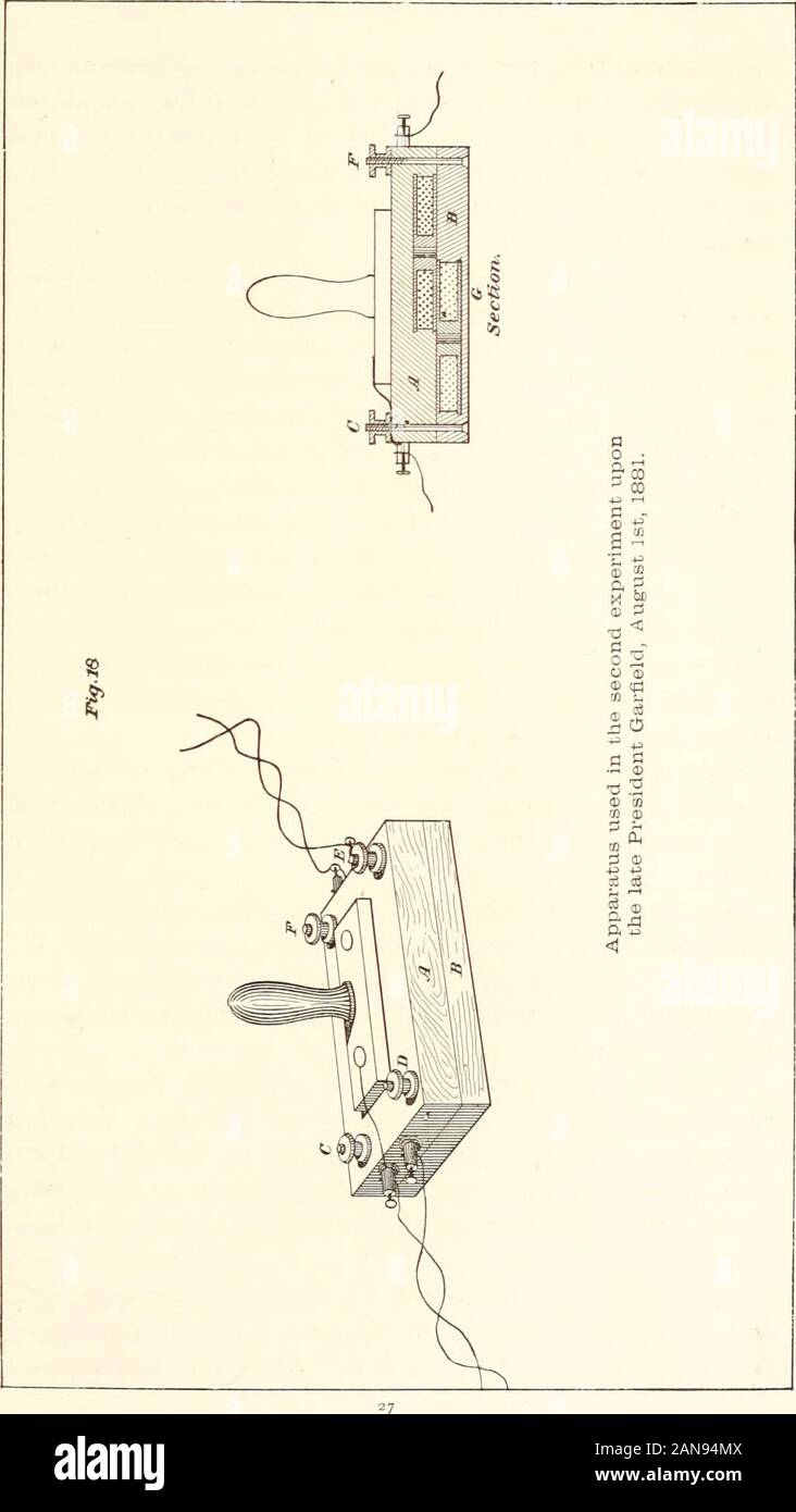 Upon the electrical experiments to determine the location of the bullet ...