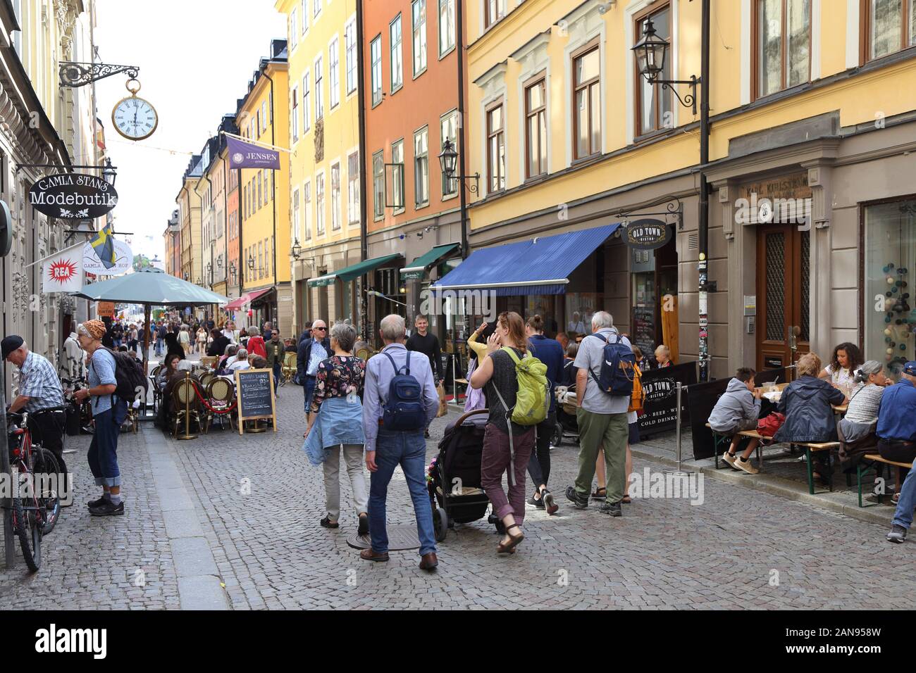 Stockholm Stora Nygatan Stock Photo - Alamy