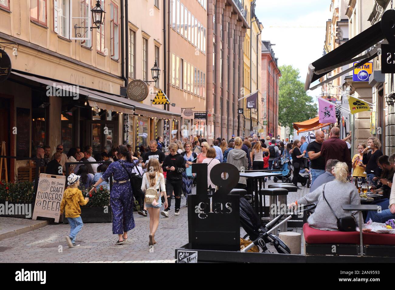 Stockholm Stora Nygatan Stock Photo - Alamy