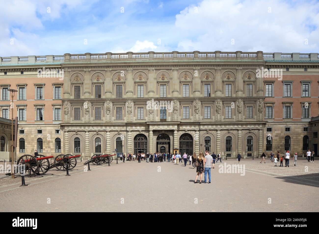Stockholm Stockholms slott Stock Photo - Alamy