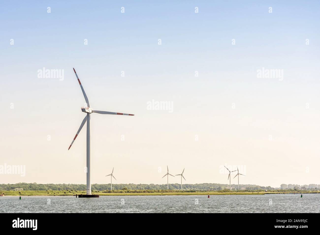 Offshore wind turbine water hi-res stock photography and images - Alamy