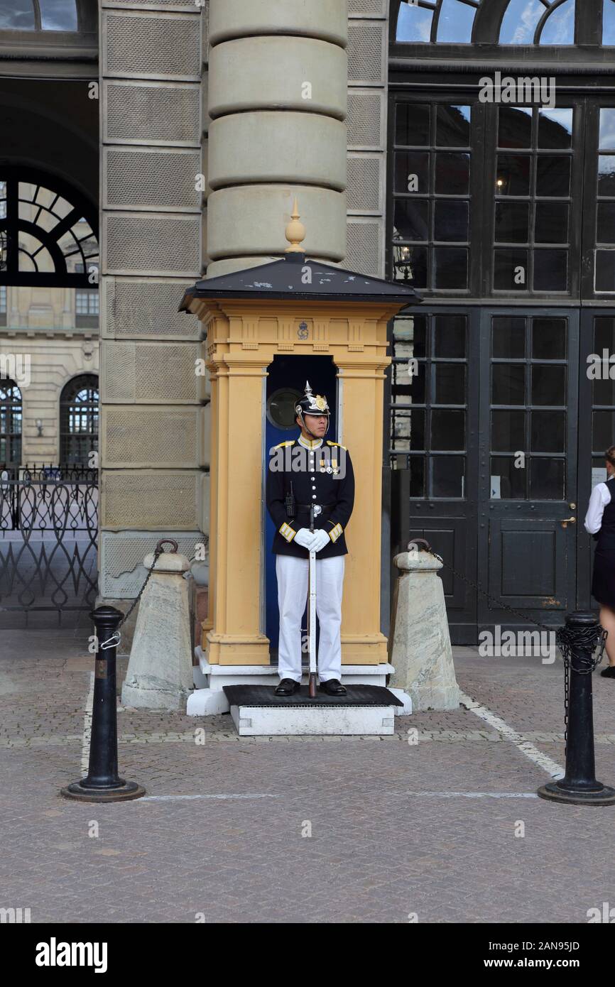Stockholm Stockholms slott royal castle Stock Photo - Alamy