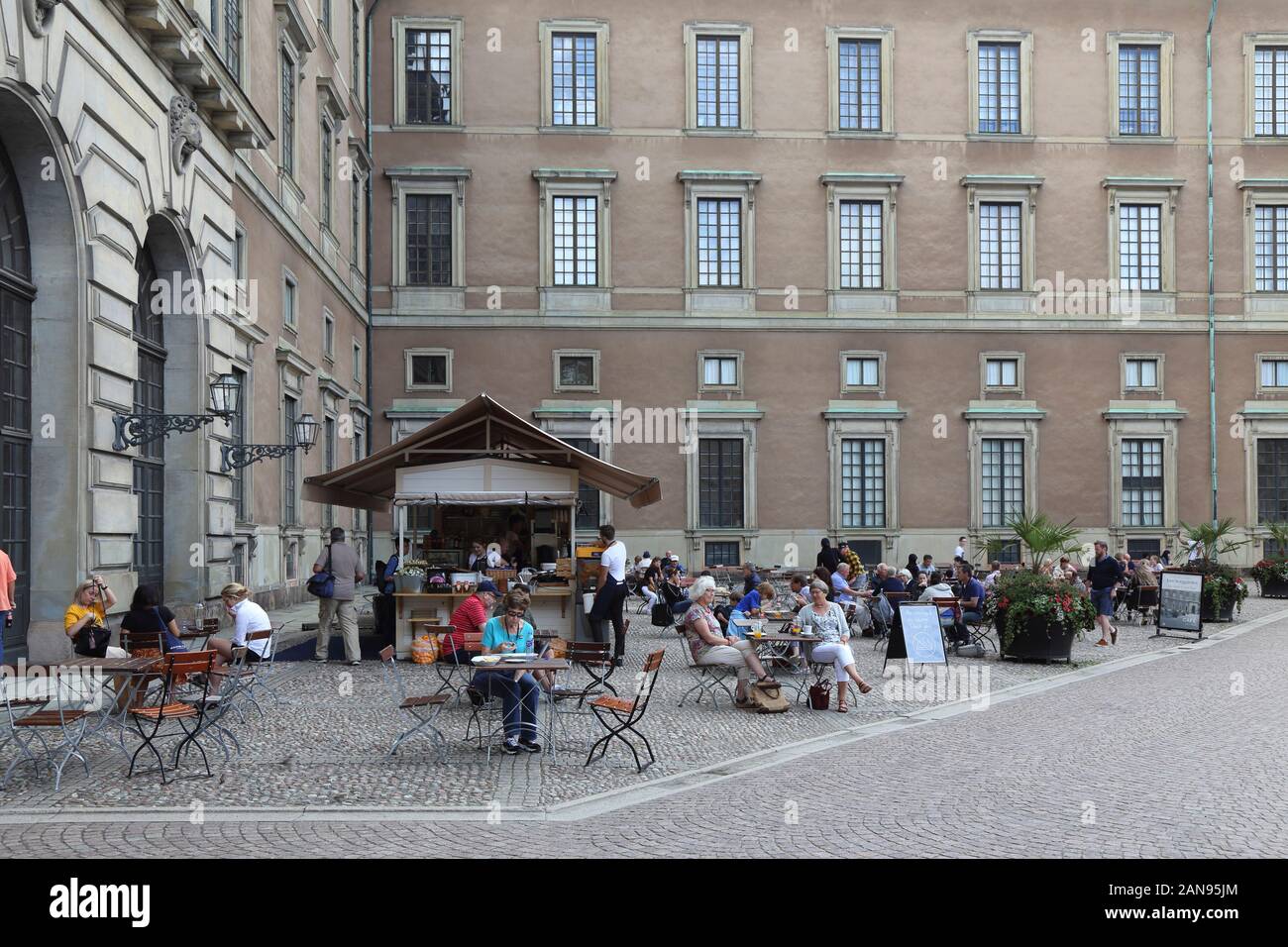 Stockholm Stockholms slott royal castle Stock Photo - Alamy