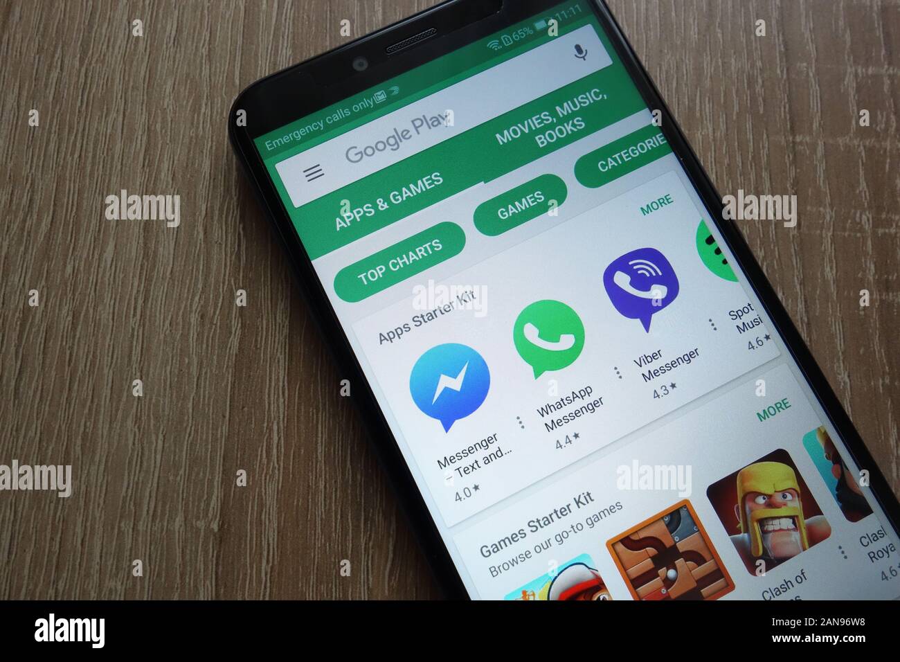 Google Play Store website displayed on modern smartphone Stock Photo ...