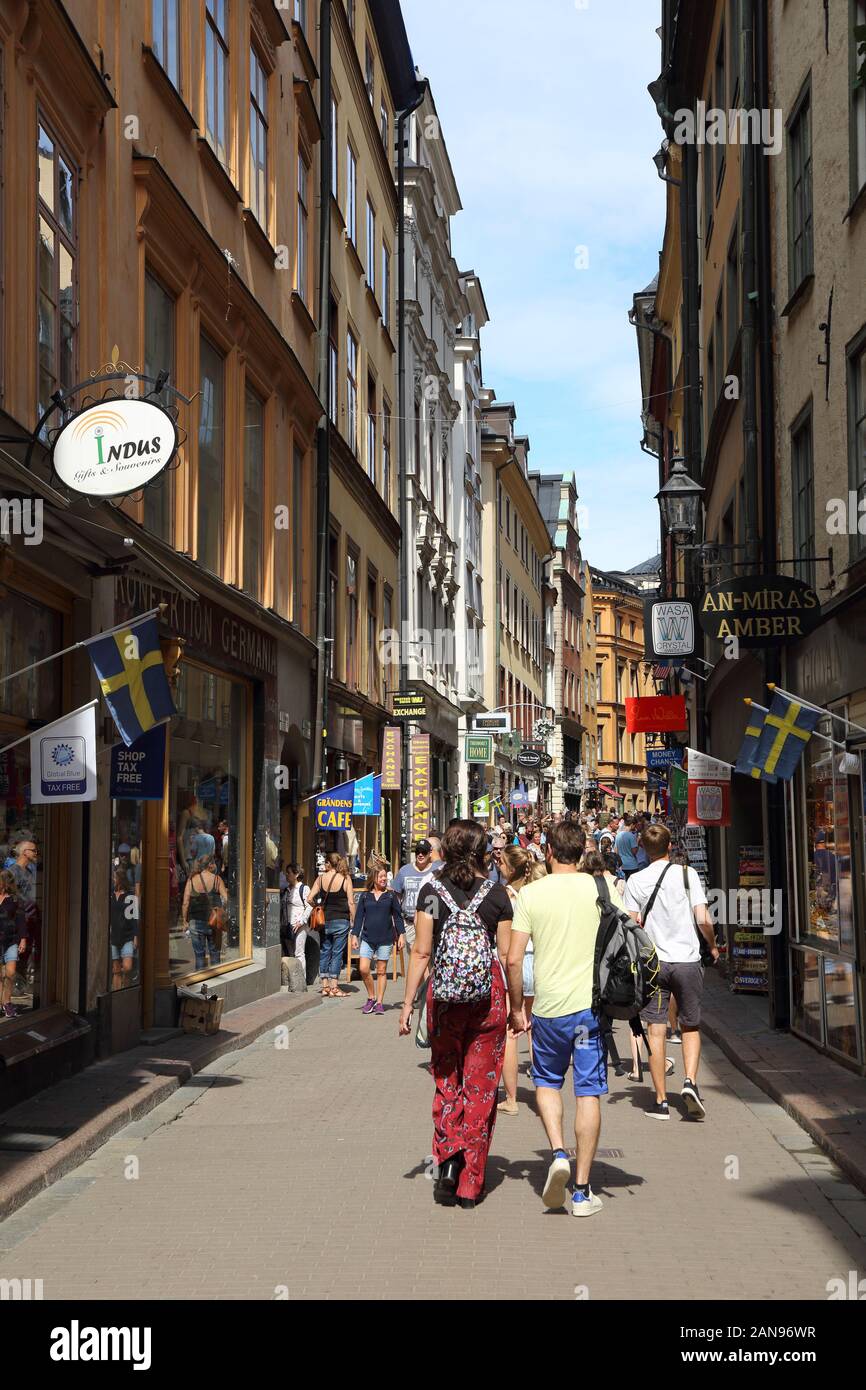 Vasterlanggatan stockholm hi-res stock photography and images - Alamy