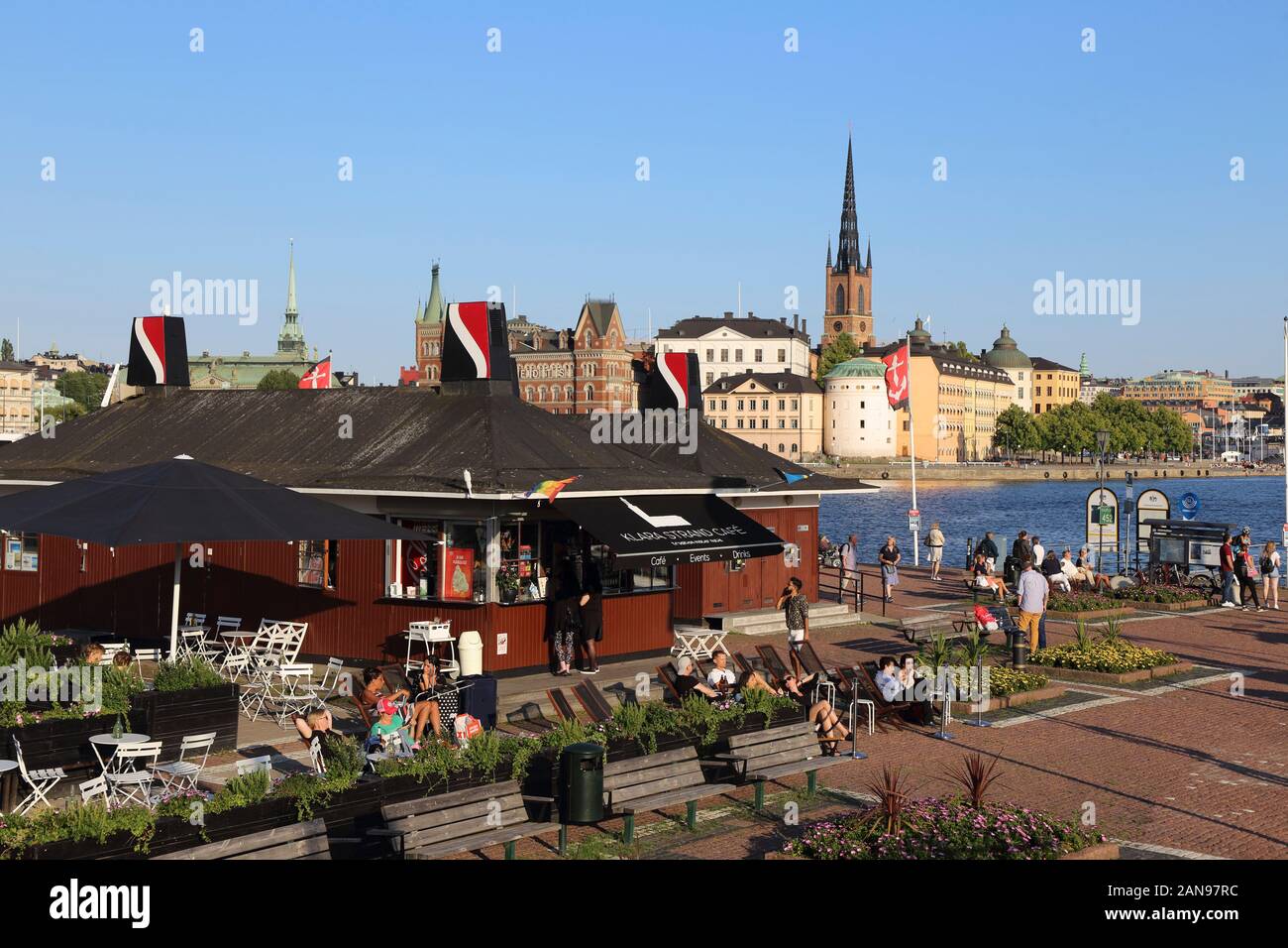 Stockholm Klara Mälarstrand Riddarholmen Stock Photo - Alamy