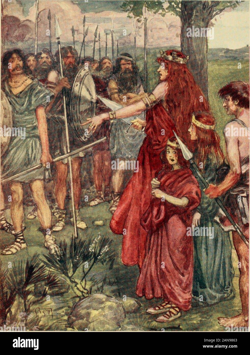 Romans leave britain hi-res stock photography and images - Alamy
