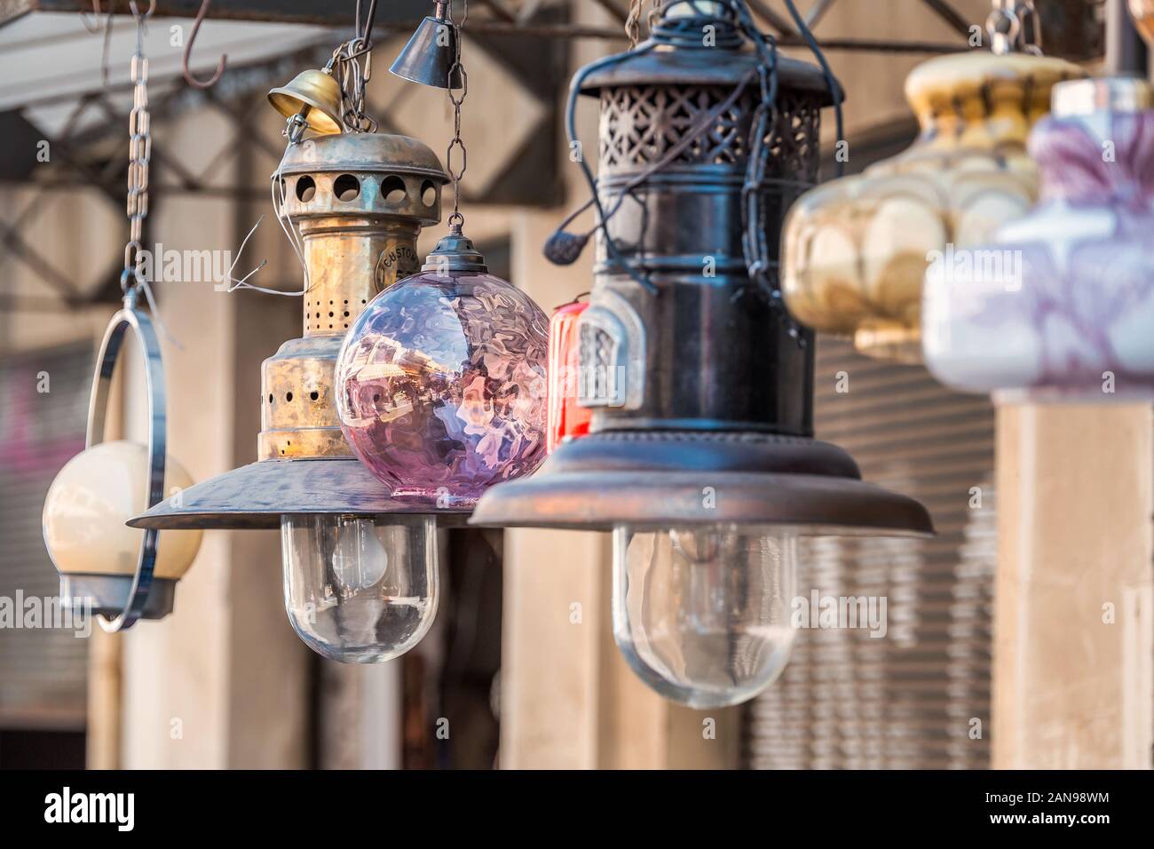 Flea market at old city of Jaffo, Tel Aviv, Israel Stock Photo - Alamy