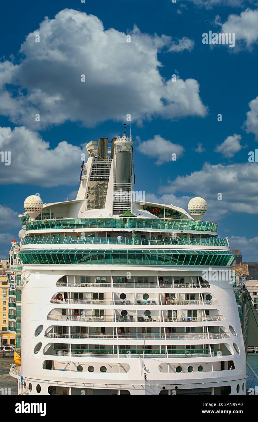 Back of Ship in Port Stock Photo - Alamy