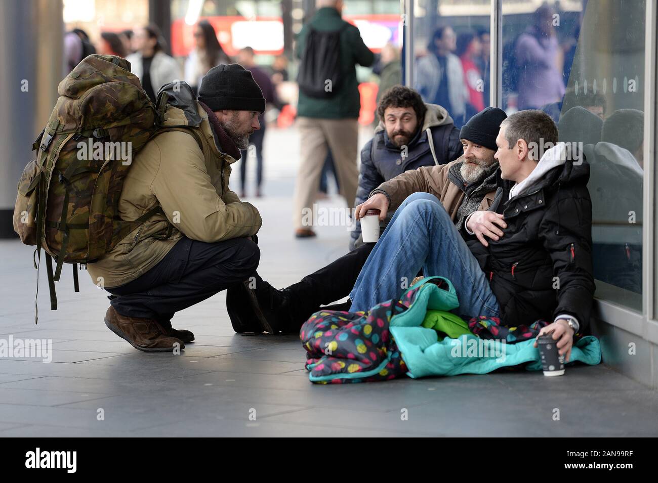 Homeless people on the streets in victoria hi-res stock photography and ...