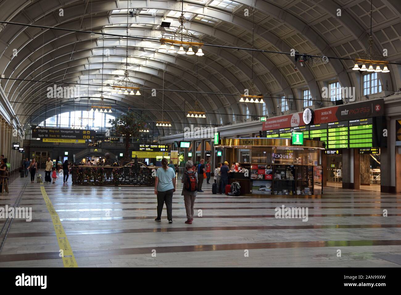 Stockholm Vasagatan Central Station Stock Photo - Alamy