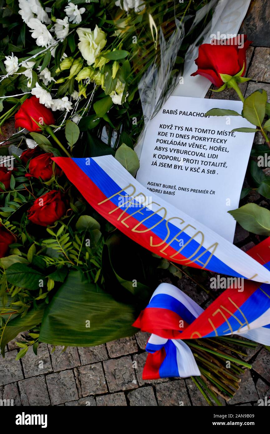 The 51st Anniversary Of Jan Palachs Death High Resolution Stock ...