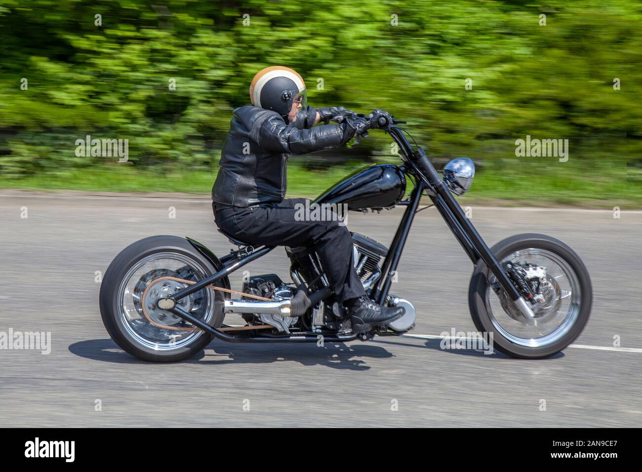 Ghost rider chopper motorcycle hi-res stock photography and images - Alamy